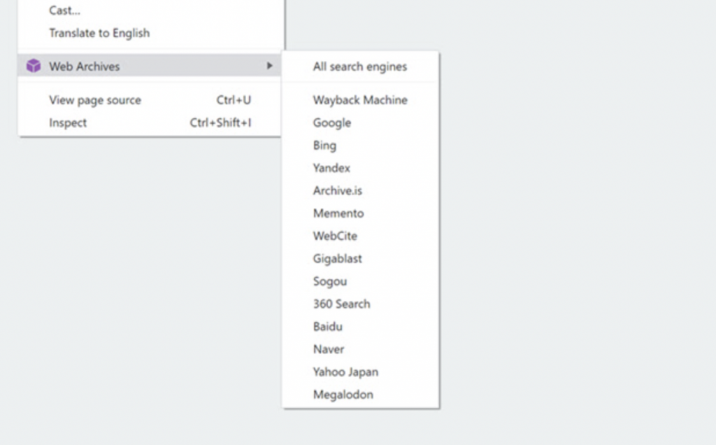 The Web Archives browser extension is an easy way to archive and check ...